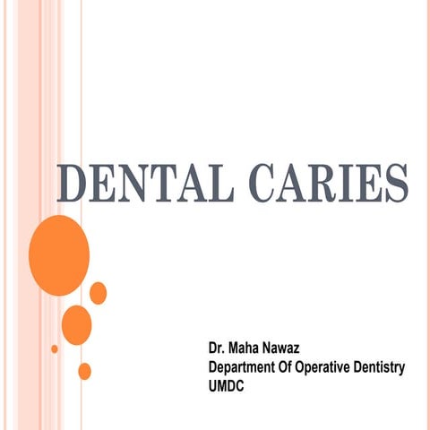 dental caries PRESENTATION DOWNLOAD FREE.ppt | Dental Health | Diseases ...