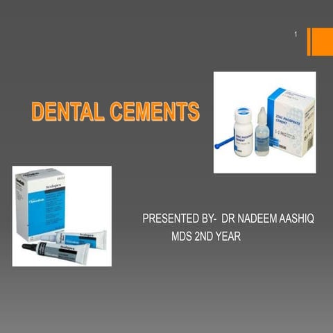 Dental cements | PPT