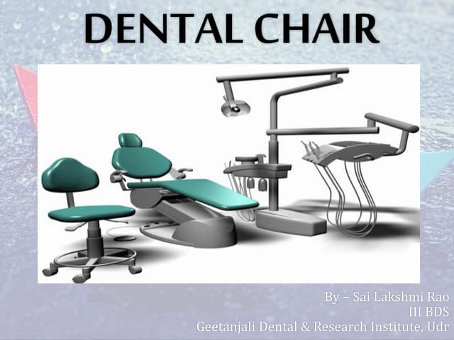 Dental chair, patient and operator position | PPTX