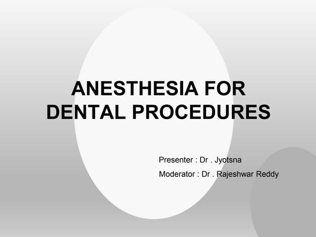 Inferior Alveolar Nerve Block Ppt