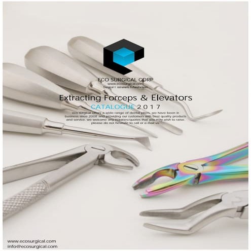 Dental extracting forceps and Elevators catalogue | PDF