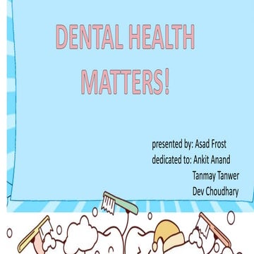 Importance of Oral Health | PPTX
