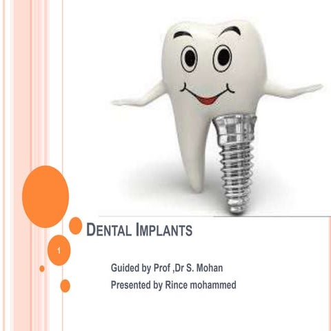Prosthetic options in implant dentistry | PPTX