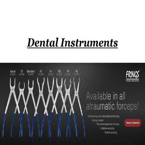 Dental Instruments | PPTX