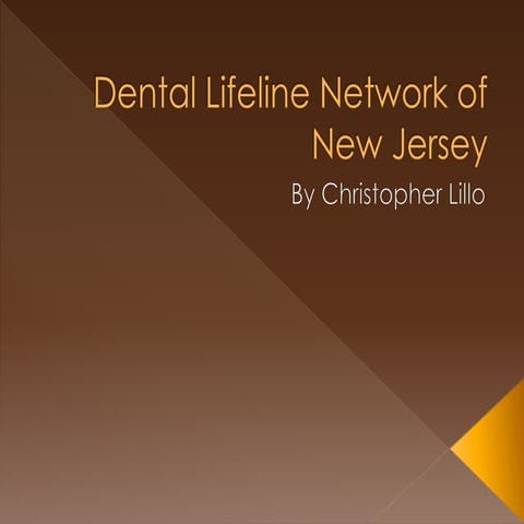 Dental Lifeline Network of New Jersey | PPT