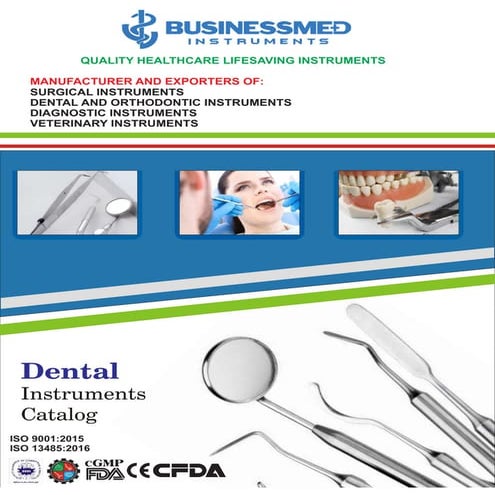 Dental and Orthodontic Instruments Catalogue | PDF