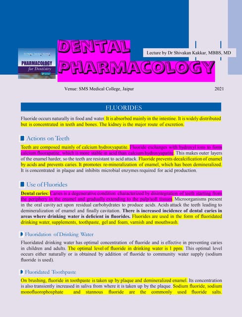 SILVER DIAMINE FLUORIDE (SDF) | PPTX