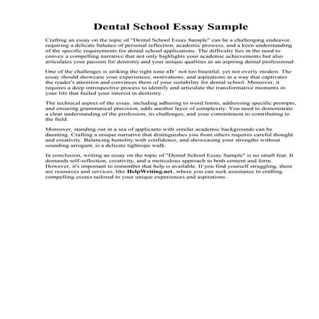 Law school college essay sample | PDF