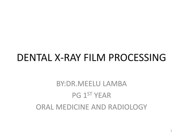 Automatic processing of X-ray film.pptx