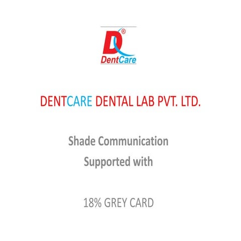 How to use Greycard when making photos for dental labs | PDF