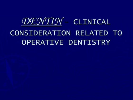 Histology of dentin | PPT