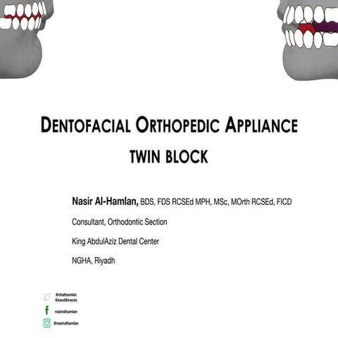 Dentofacial Orthopedic Appliance - Twin Block | PDF