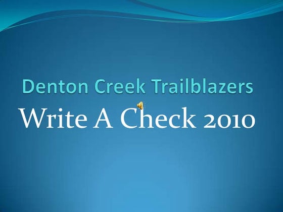 Edu 290 Power Point I Learning How To Write A Check | PPT