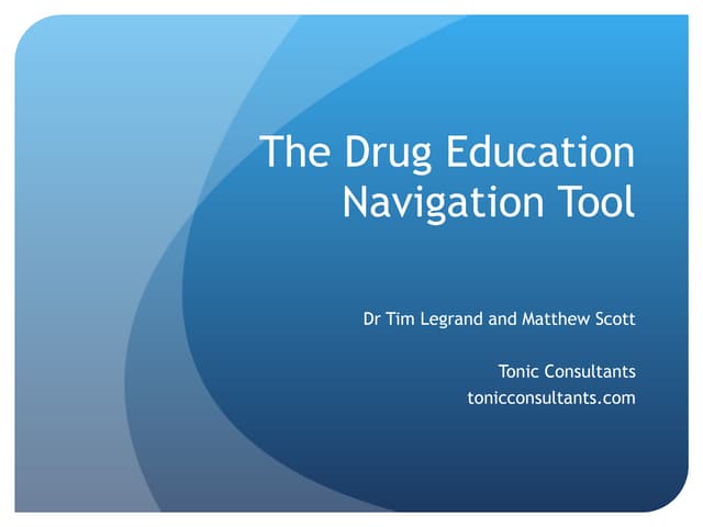 Drug addiction education schematic | PPTX