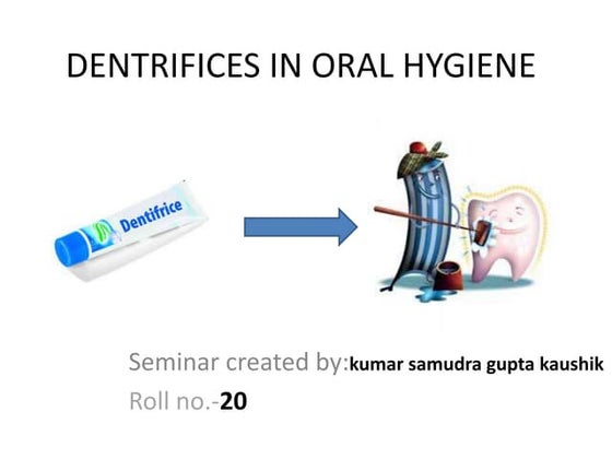 Dentifrices | PDF