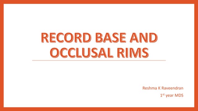 Anatomical landmarks of edentulous maxillary arch | PPTX