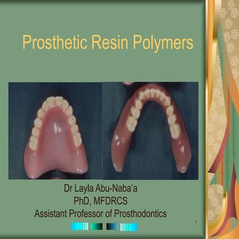 maxillofacial prosthesis materials | PPTX