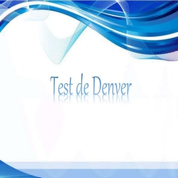 Test denver | PDF