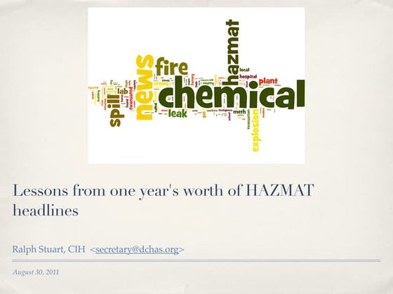 Hazmat poster | PDF