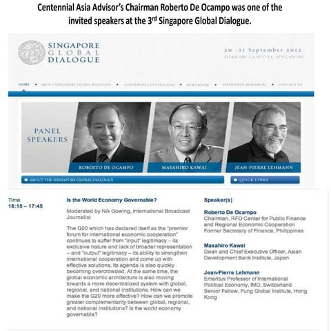 De ocampo presentation 3rd singapore global dialogue sep 12 (2) | PPT