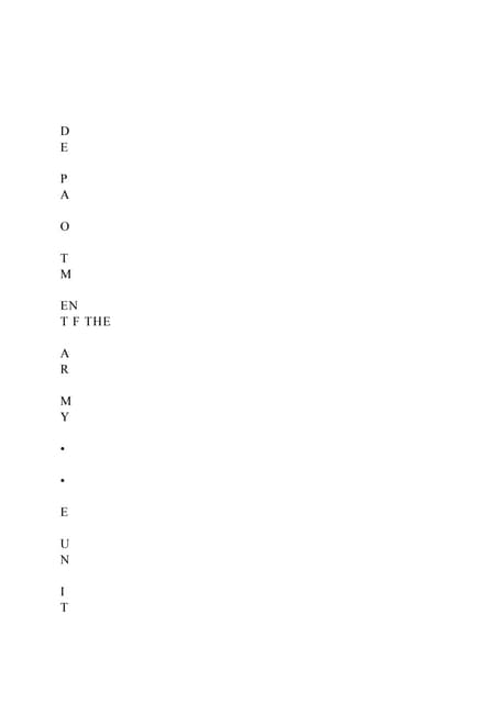 Army continuity-book | PDF