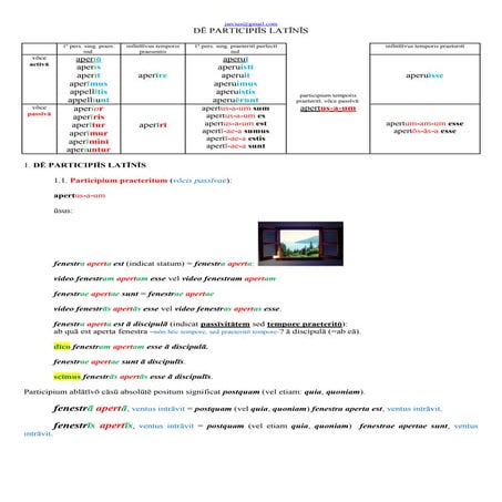 Participia latīna per ipsam linguam Latīnam explicāta -cum exercitiīs ...