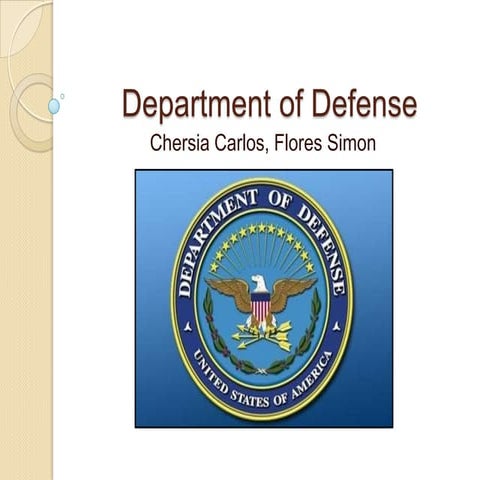 Department of defense presentation | PPTX