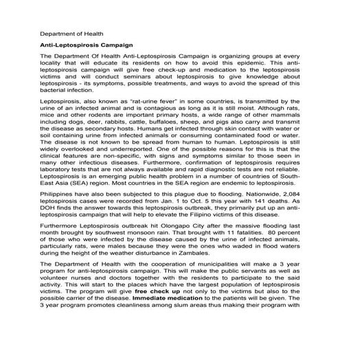 Department of health | DOCX