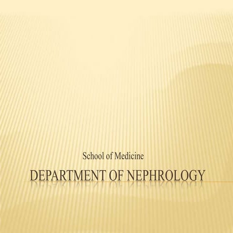 Department of nephrology 2012 eng | PPT