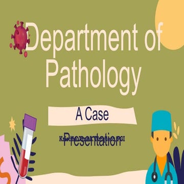 Department of pathology case presentation | PPT