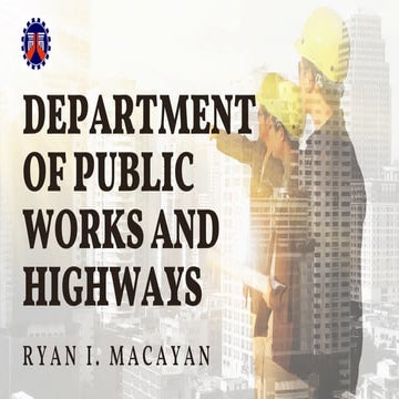 DPWH - DEPARTMENT OF PUBLIC WORKS AND HIGHWAYS | PDF
