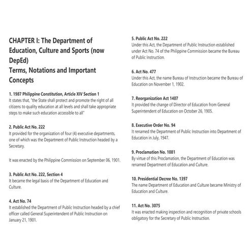 B. GUIDELINES ON THE ESTABLISHMENT, SEPARATION OF ANNEXES, INTEGRATION ...