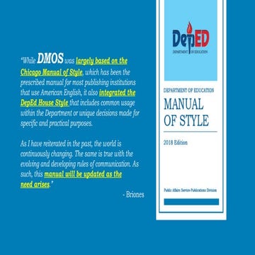DepEd-Manual-of-Style-Part-2.pptx power poit | PPTX