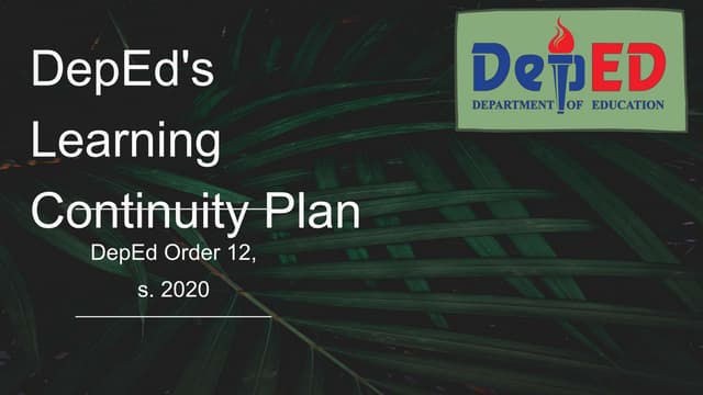 Learning Service Continuity Plan Ppt.pptx