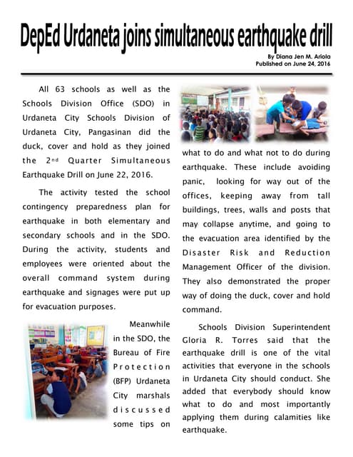 Urdaneta City Division SHS Summit | PDF