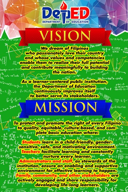 Deped Vision Mission