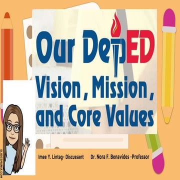 Deped vision and mission project 2 | PPTX