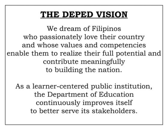 DepED Vision and Mission.pptx
