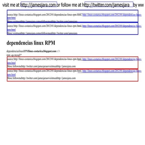 Dependencias linux rpm | PPT
