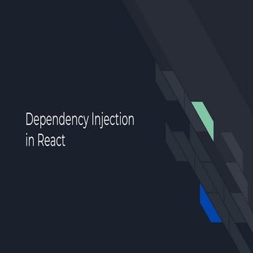 Dependency Injection In React Ppt 