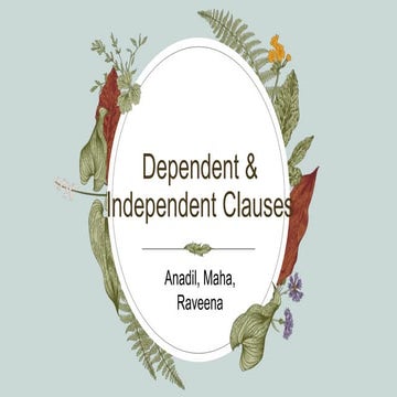 Dependent & Independent Clauses.pptx