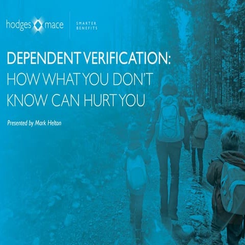 Dependent Verification: What You Don't Know Can Hurt You | PDF