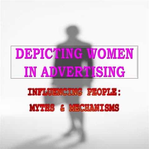 Depicting Women In Advertising | PPTX