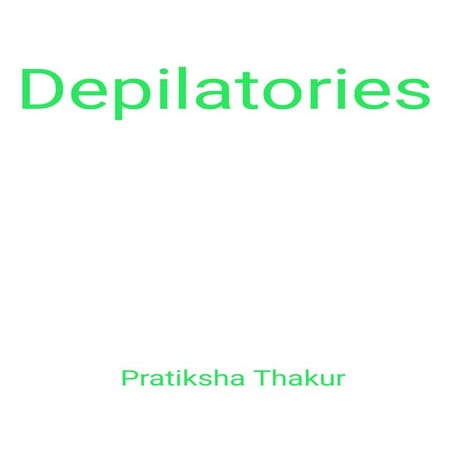 Depilatories | PDF