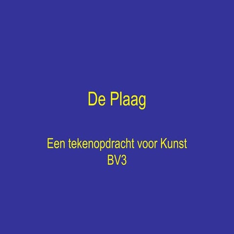 De plaag | PPT