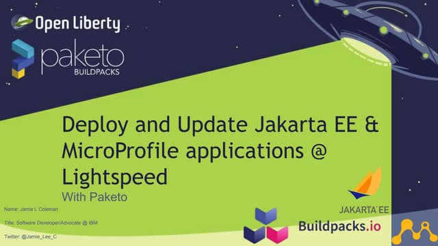 Deploy And Update Jakarta Ee And Microprofile Applications With Paketo Pptx