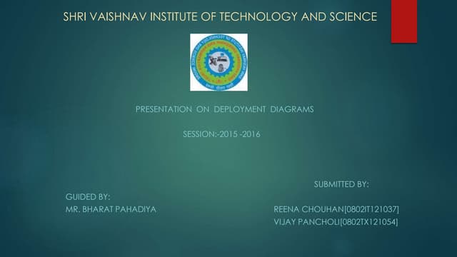 Component and Deployment Diagram - Brief Overview | PPTX