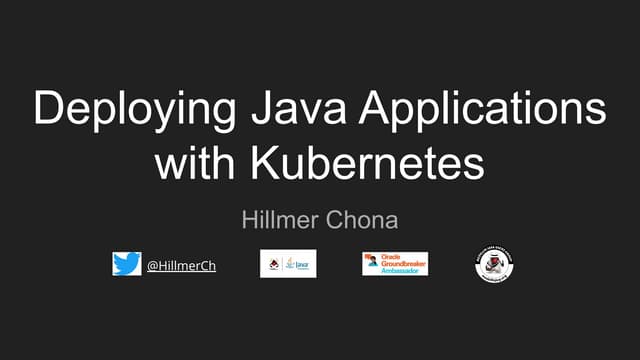 Deploying Java Applications With Kubernetes Ppt 9869
