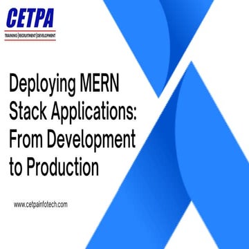 Deploying Mern Stack Applications From Development To Production Blog