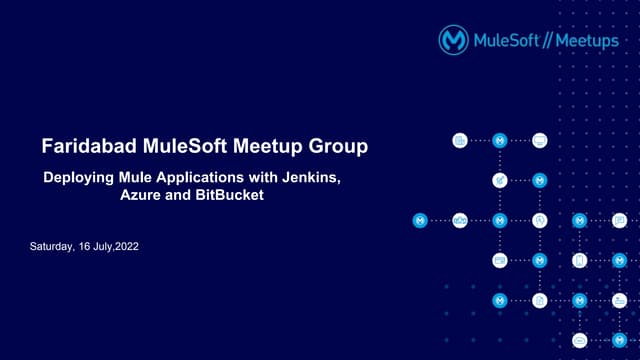 Deploying Mule Applications With Jenkins Azure And Bitbucket 1pptx 2101